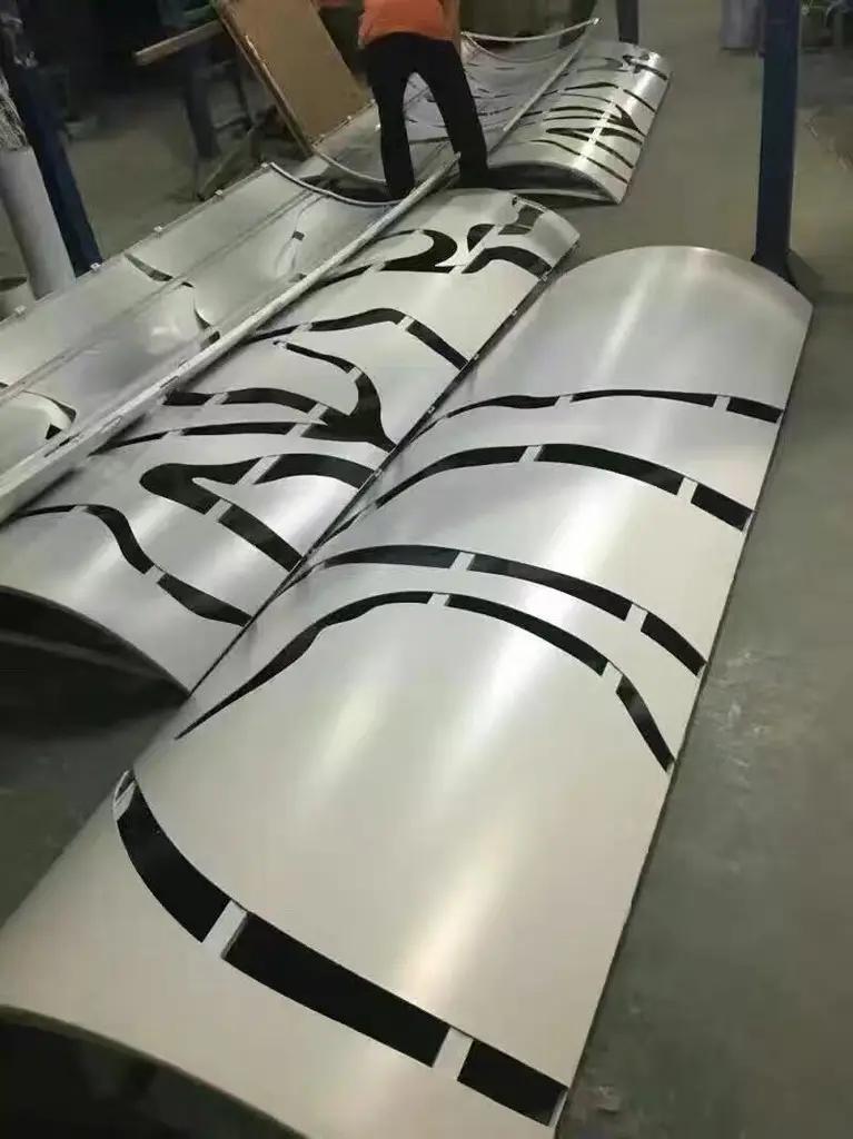 China Customized Single curved arc modeling aluminum veneer Suppliers ...